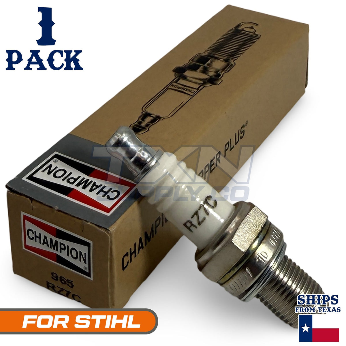 1 Pack Champion Spark Plug - For STIHL FS 510 C-EM (3.3hp) Trimmer Cut ...